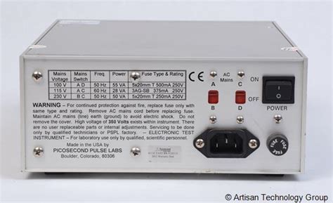 C Picosecond Pulse Labs TDR Amplifier And Pulse Generator ArtisanTG