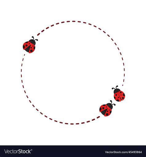 Ladybug Border Clip Art