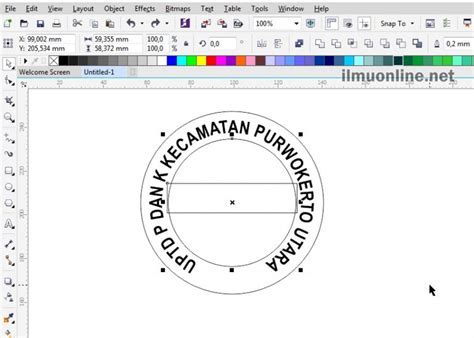 Cara Membuat Stempel Di Coreldraw