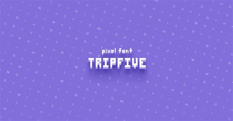 Pixel Font Tripfive 2d Fonts Unity Asset Store