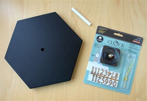 DIY Chalkboard Clock Cutesy Crafts