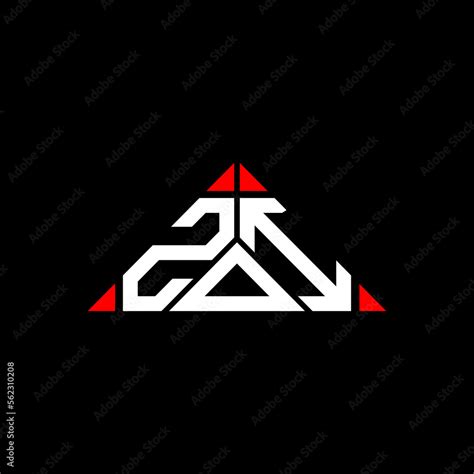 Zoi Letter Logo Creative Design With Vector Graphic Zoi Simple And Modern Logo Stock Vector