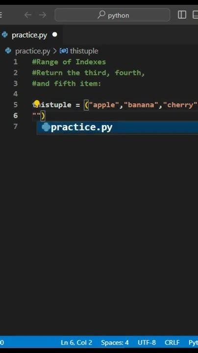 Ranges Of Indexes Pythonprogramming Python Code Pythoncoding