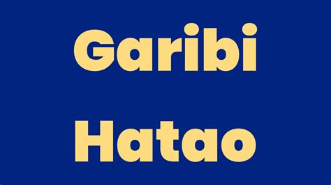 Garibi Hatao Write A Topic