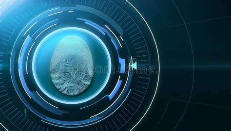 Consumer Future And Technology Concepts Biometric Security System Futuristic Retina Scan