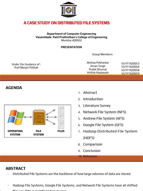Dc Ppt A Case Study On Distributed File Systems Download Free Pdf