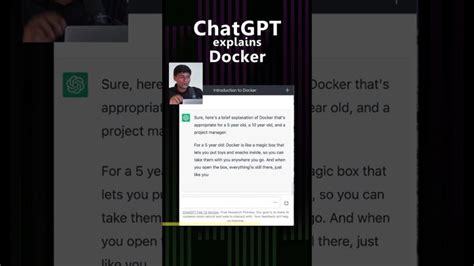 Ranga Karanam On Linkedin Chatgpt Explains Docker To A 5 Year Old