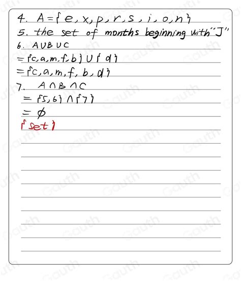 solved 4 write the set of distinct letters in the word “expression