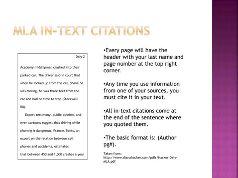 PPT MLA Format PowerPoint Presentation Free Download ID 6037890