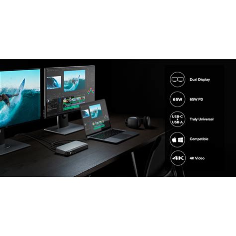 Cyclone Online Shop Alogic Universal Usb C Usb A Dual K Docking Station With W Power