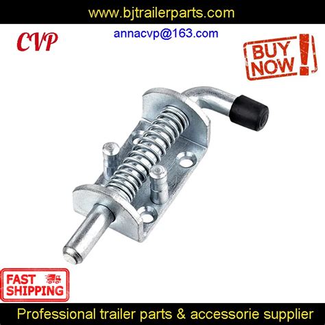 테일 게이트 래치 패스너 잠금 스프링 장착 12mm X 136mm 스프링 장착 캐치 트럭 트레일러 Ute Rv 부품 캠핑