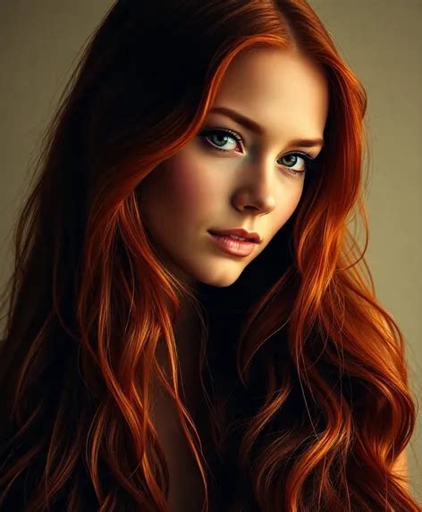 Long Hair Redhead Image Free Ai Generator Makepix