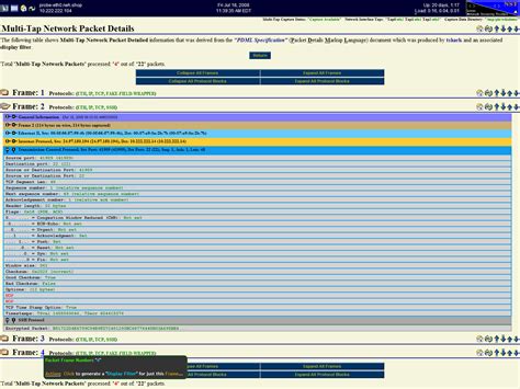 Multi Tap Network Packet Capturing Mediawiki