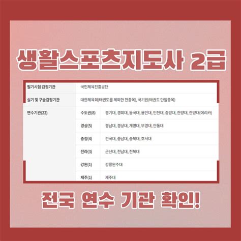 생활스포츠지도사2급 체육지도자 자격증 필기·실기 시험과목일정 네이버 블로그