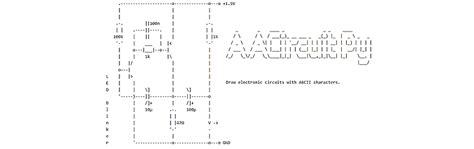 Draw Electronic Schematics With Ascii Characters Adafruit Industries Makers Hackers