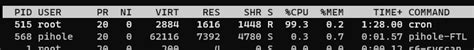 Docker Container Cron Cpu Usage · Issue 1143 · Pi Holedocker Pi Hole · Github