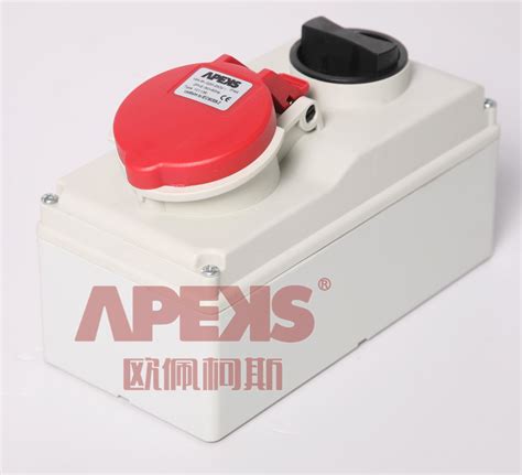 IP44 Interlock Switch Socket Wall Mounted Socket And Interlock Switch Socket