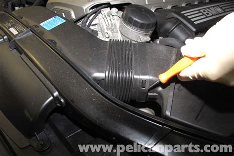 Bmw E90 Radiator Outlet Temperature Sensor Replacement E91 E92 E93 Pelican Parts Diy