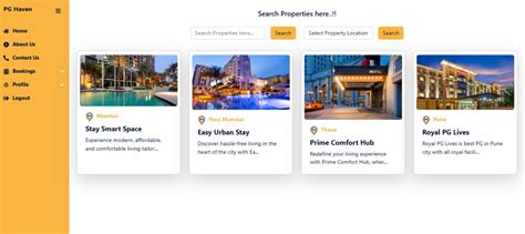 Pg Room Booking System Project Using Spring Boot React Js And Mysql Pg