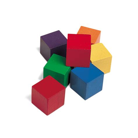 Learning Resources Wooden One Inch Color Cubes 102pk