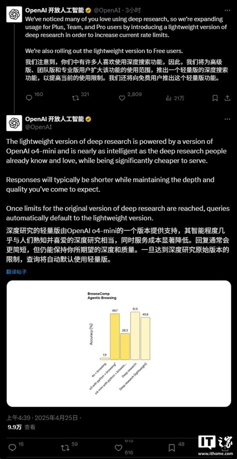 Openai推出轻量化chatgpt研究工具，免费用户可使用ai导航站 精选ai工具集合平台