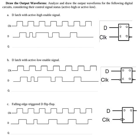 Answered Draw The Output Waveforms Analyze And Bartleby