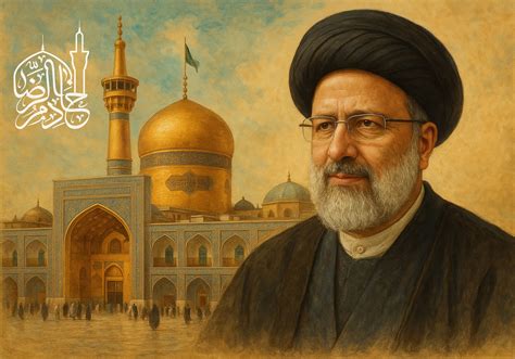 تصویرسازی خادم الرضا شهید سید ابراهیم رئیسی