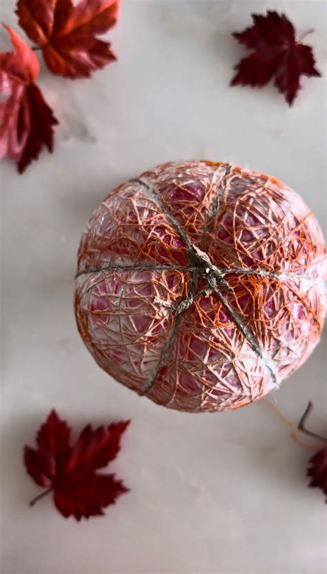 Diy String Pumpkin Lantern Domestically Blissful