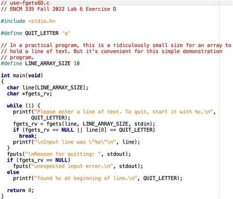 Solved Code For Files Fgets And Linegetter Are Given At The