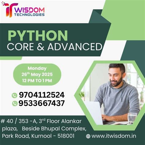 Best Full Stack Python Developer Course In Kurnool It Wis