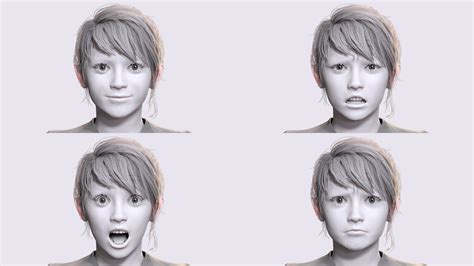 Free 3d Free Rigged 3d Girl Character Game Animation Ready Model