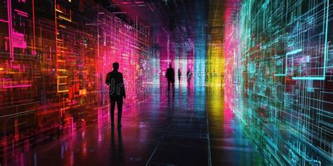 Glow Network Abstract Interconnected Nodes And Lines With Warm Golden