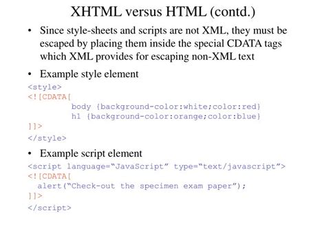 PPT XHTML PowerPoint Presentation ID 4370836