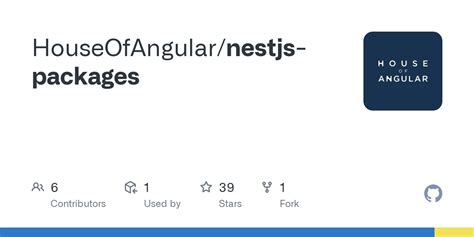 Github Houseofangular Nestjs Packages