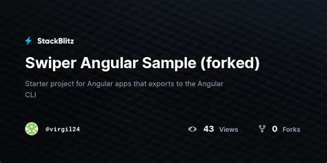 Swiper Angular Sample Forked Stackblitz