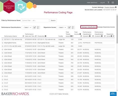 Performance Classification 2 Arts Engines