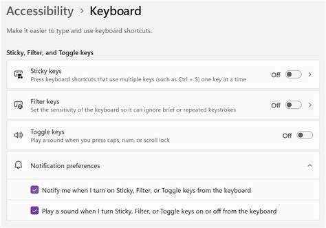 Windows Keyboard Accessibility Options That Make It Easier To Type And Use Keyboard Shortcuts