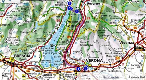 Map Of Lake Garda