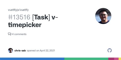 Task V Timepicker Issue Vuetifyjs Vuetify Github