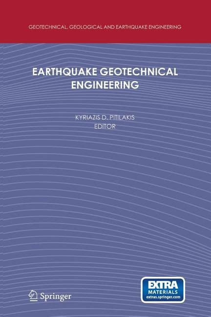 Geotechnical Geological And Earthquake Engineering Earthquake