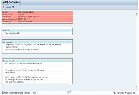 solved memory low issue sap community