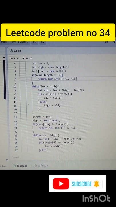 Find First And Last Position Of Element In Sorted Array Leetcode