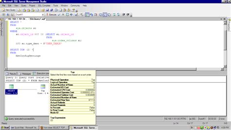 Sql How Does Select Top Works When No Order By Is Specified Stack