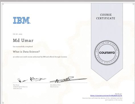 md umar on linkedin ibm coursera datascience