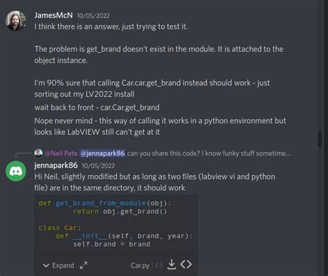Using Python Classes In LabVIEW