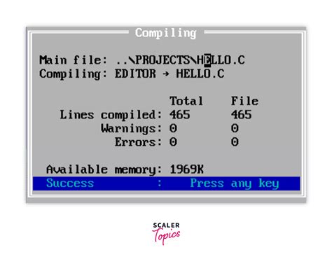 C Language Download Scaler Topics
