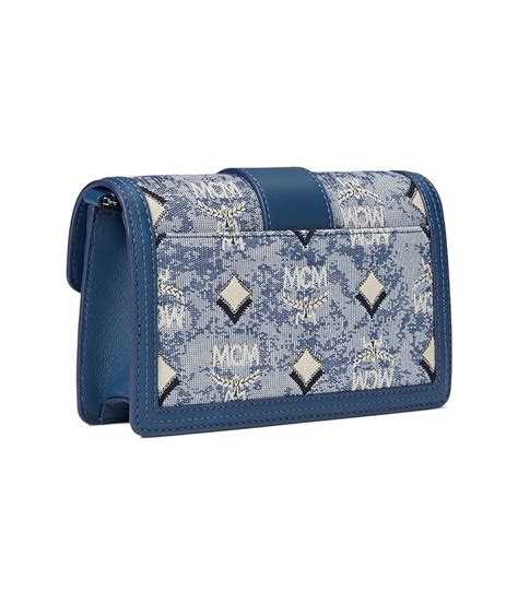 Mcm Gretl Vintage Monogram Jacquard Crossbody Mini Big Apple Buddy