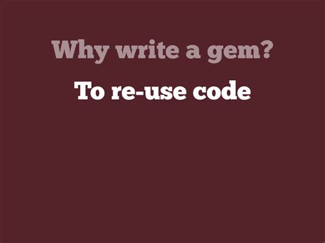 Writing Ruby Gems Pat Allan