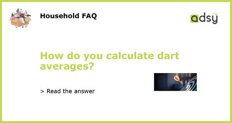How Do You Calculate Dart Averages