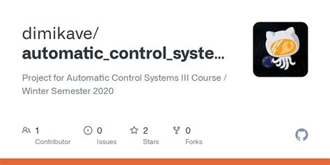 GitHub Dimikave Automatic Control Systems III Auth Project For